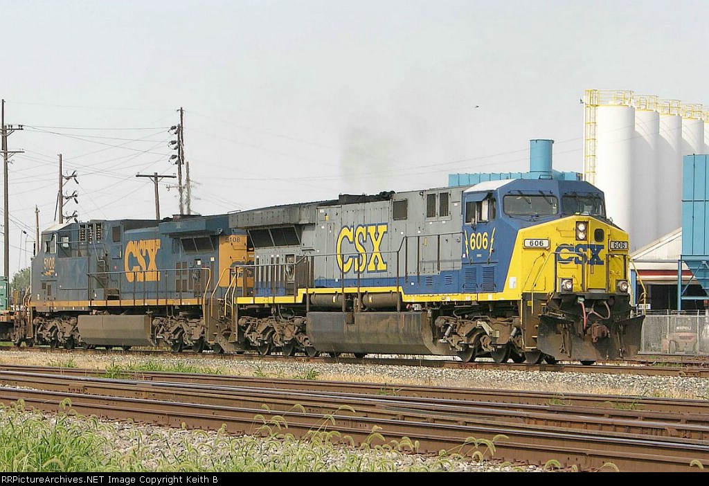 CSX 606 and 5108 West